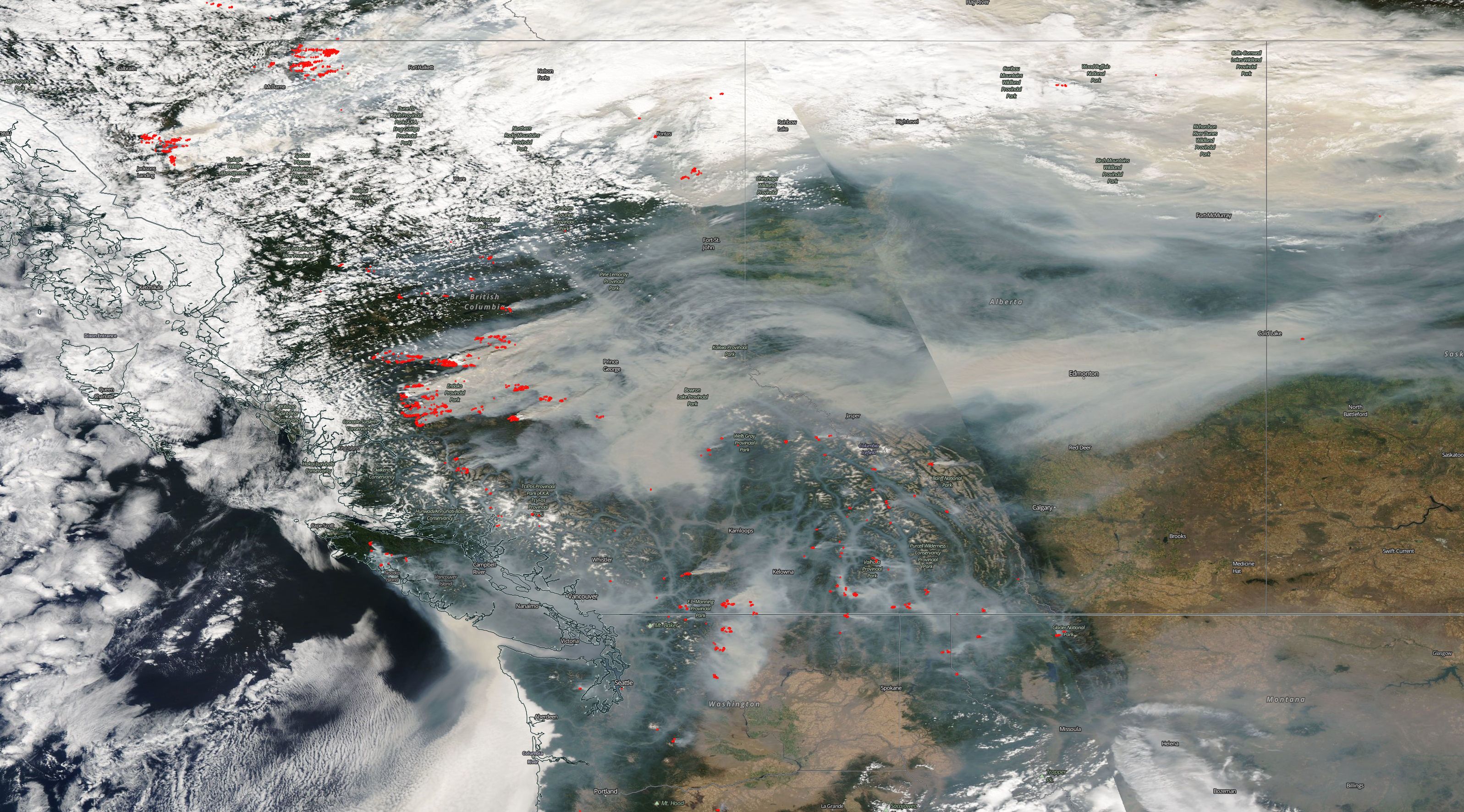 Shifting winds cause acrid smoke to blanket Greater Victoria