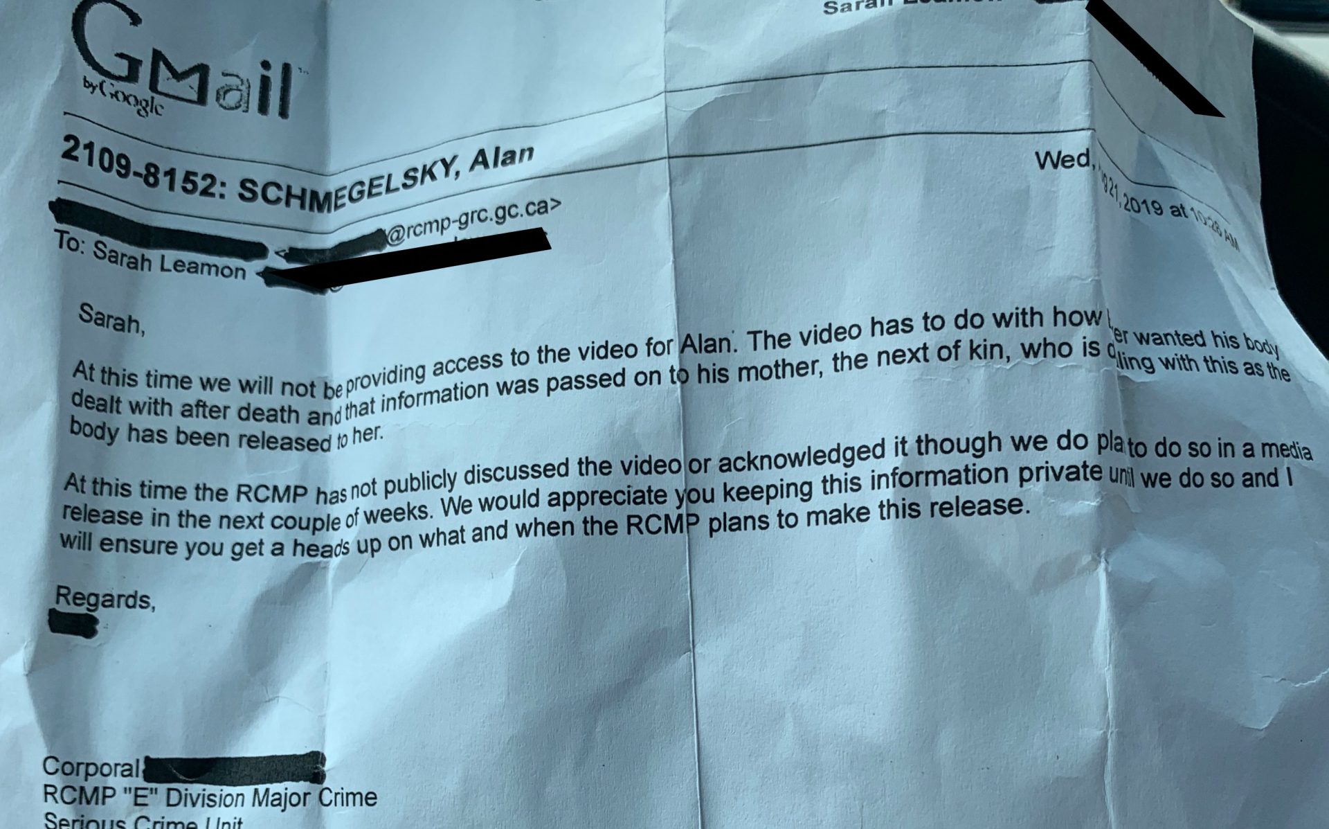 Father of BC murder suspect fighting to see video of 'last will and ...