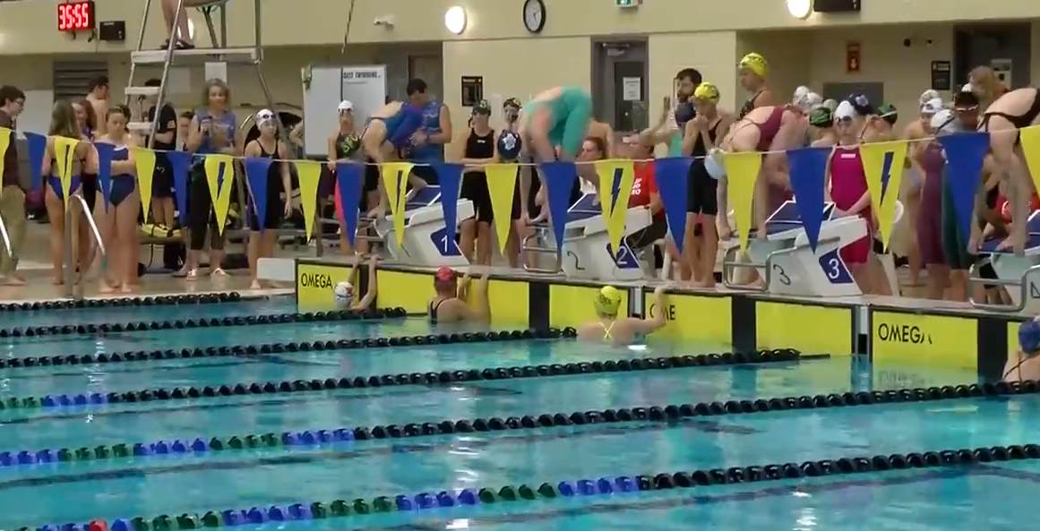 Holiday swim meet brings hundreds to Saanich Commonwealth Place