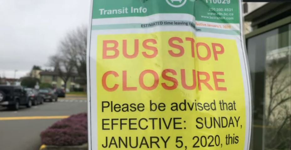 Nanaimo seniors fight to get bus stop back after closure