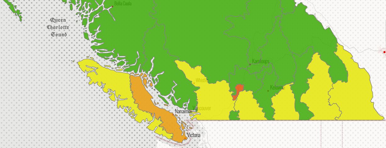 B.C. reports drought conditions across Vancouver Island, southern B.C.