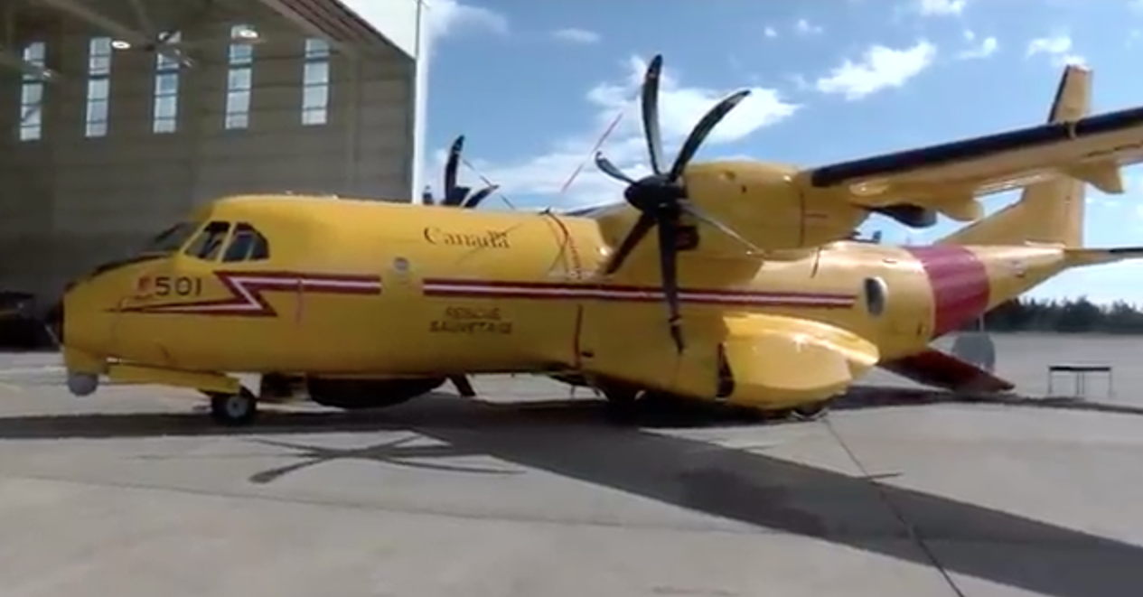 First new search and rescue plane arrives at 19 Wing Comox