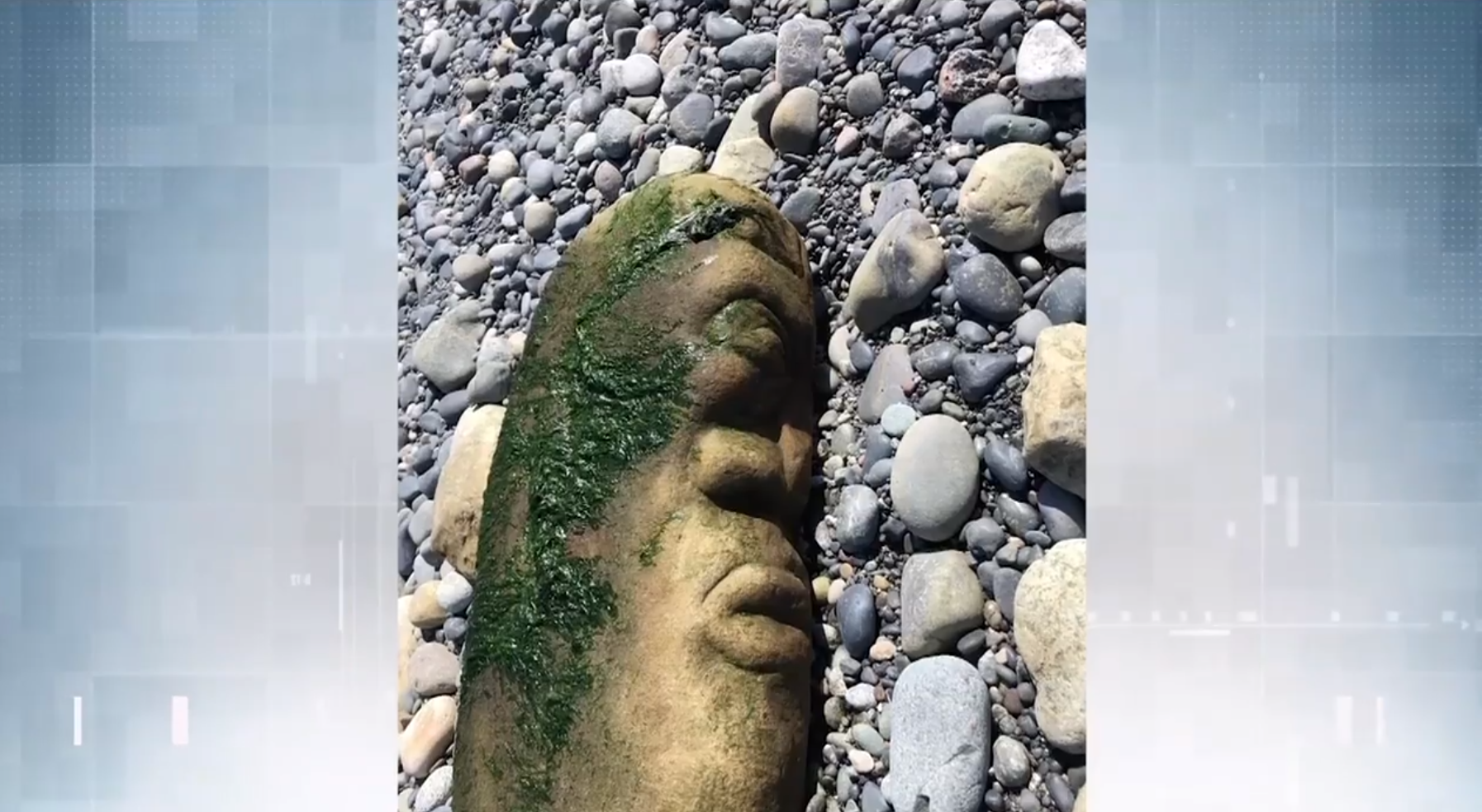 Rare Indigenous Stone Pillar found on Victoria beach