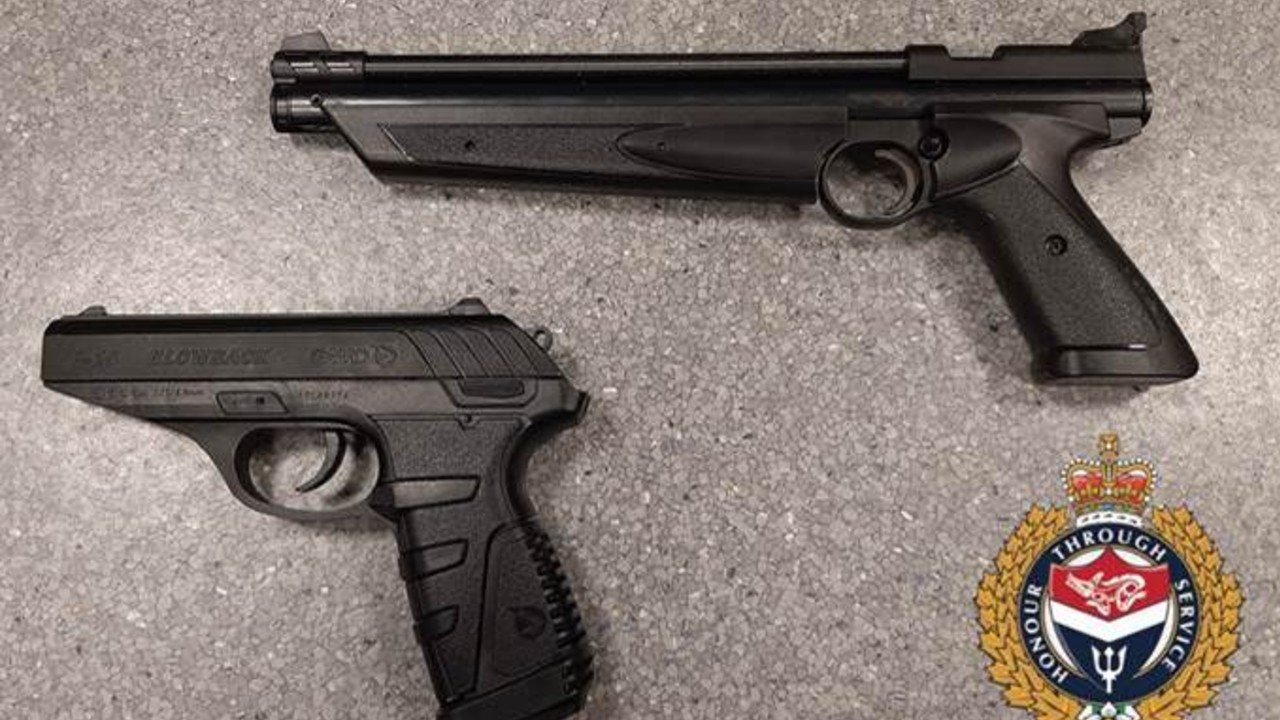 Replica firearms seized after Victoria Police receive report of 'man ...