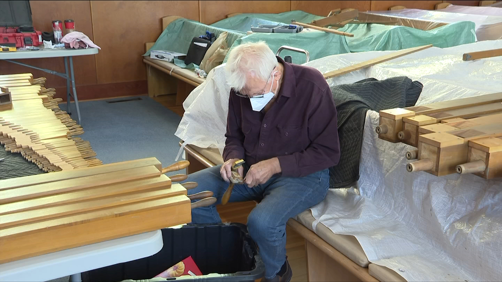 A 120-year-old pipe organ in Duncan getting major clean-up after decades