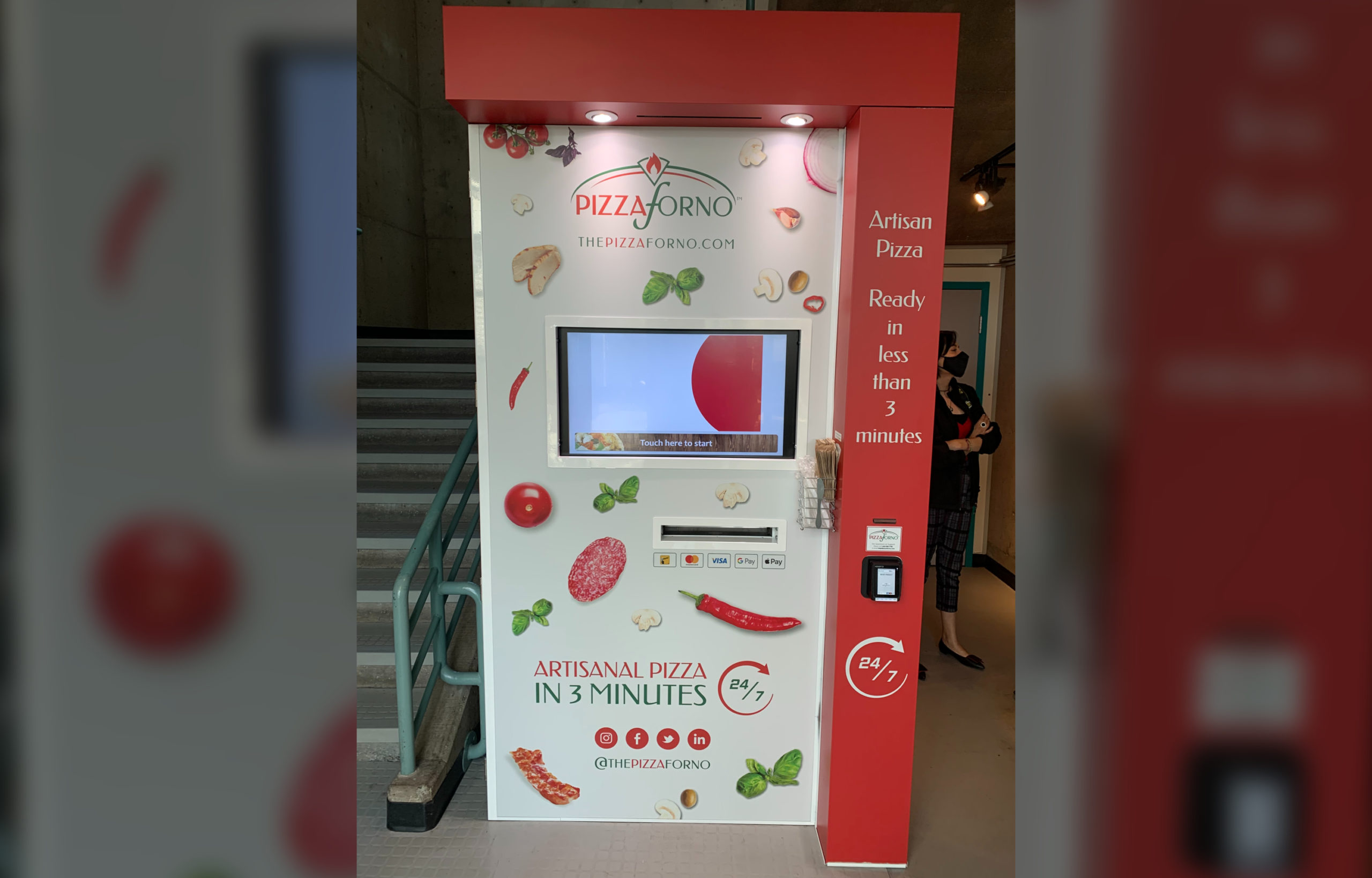 'It's always sold out': Island's first pizza vending machine opens on ...