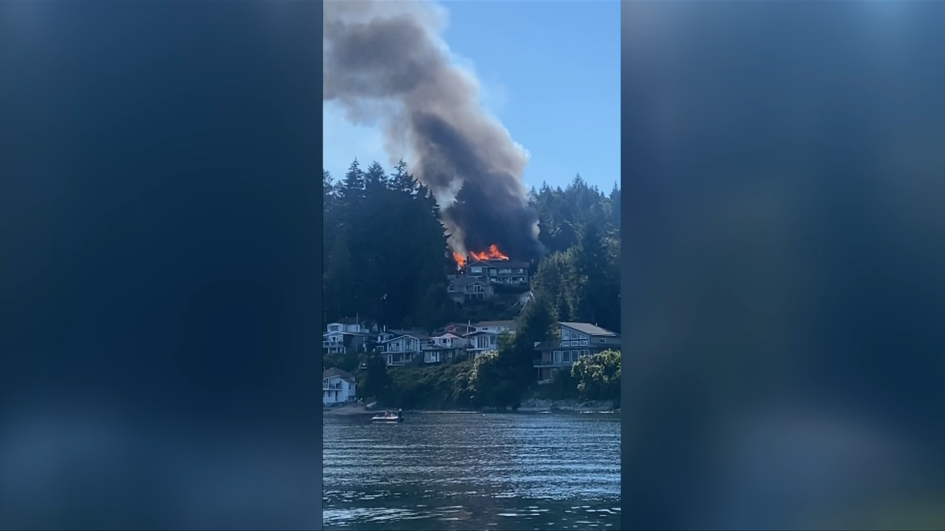 Fire engulfs Mill Bay home Saturday afternoon