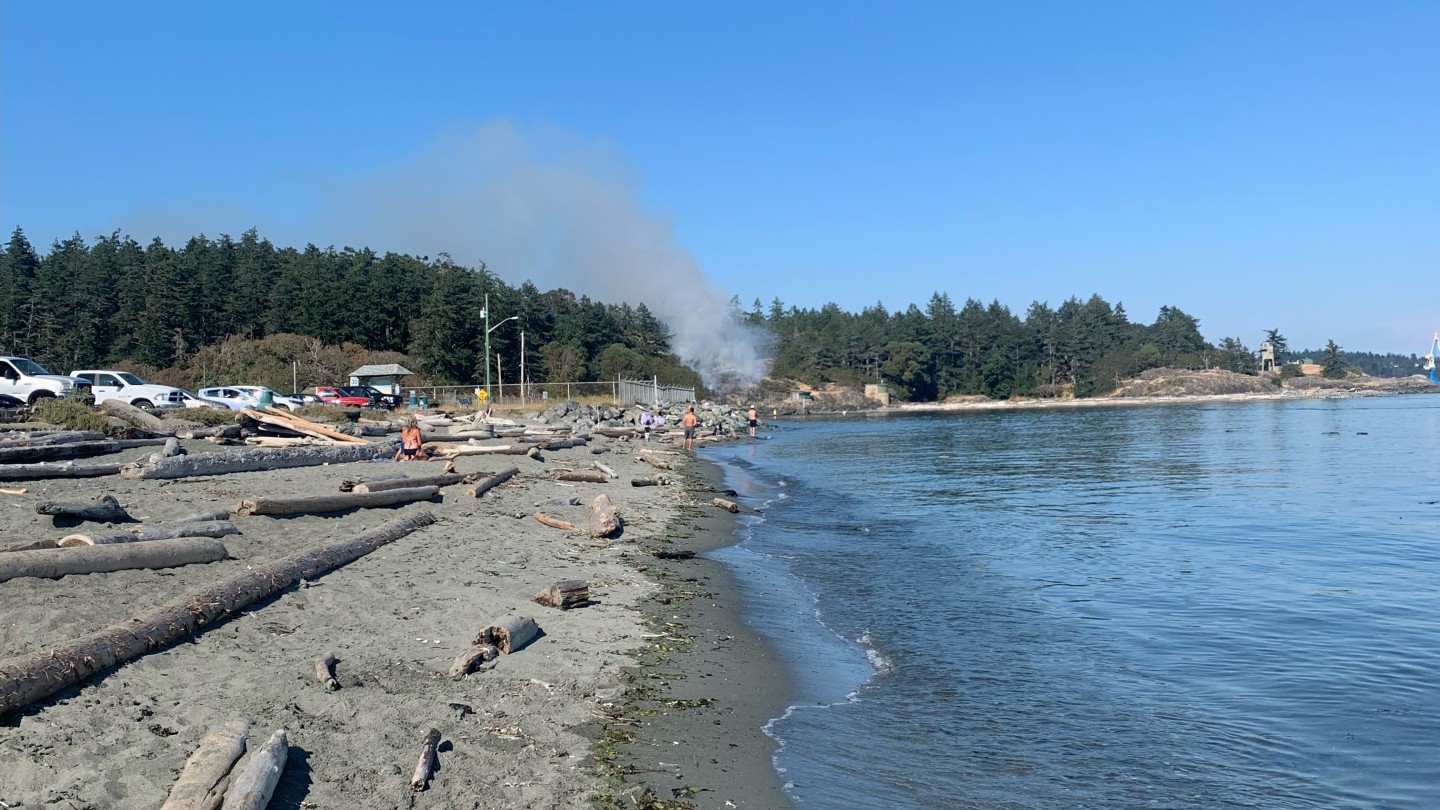 No injuries in Wednesday fire at Fort Rodd Hill, visible from Esquimalt ...