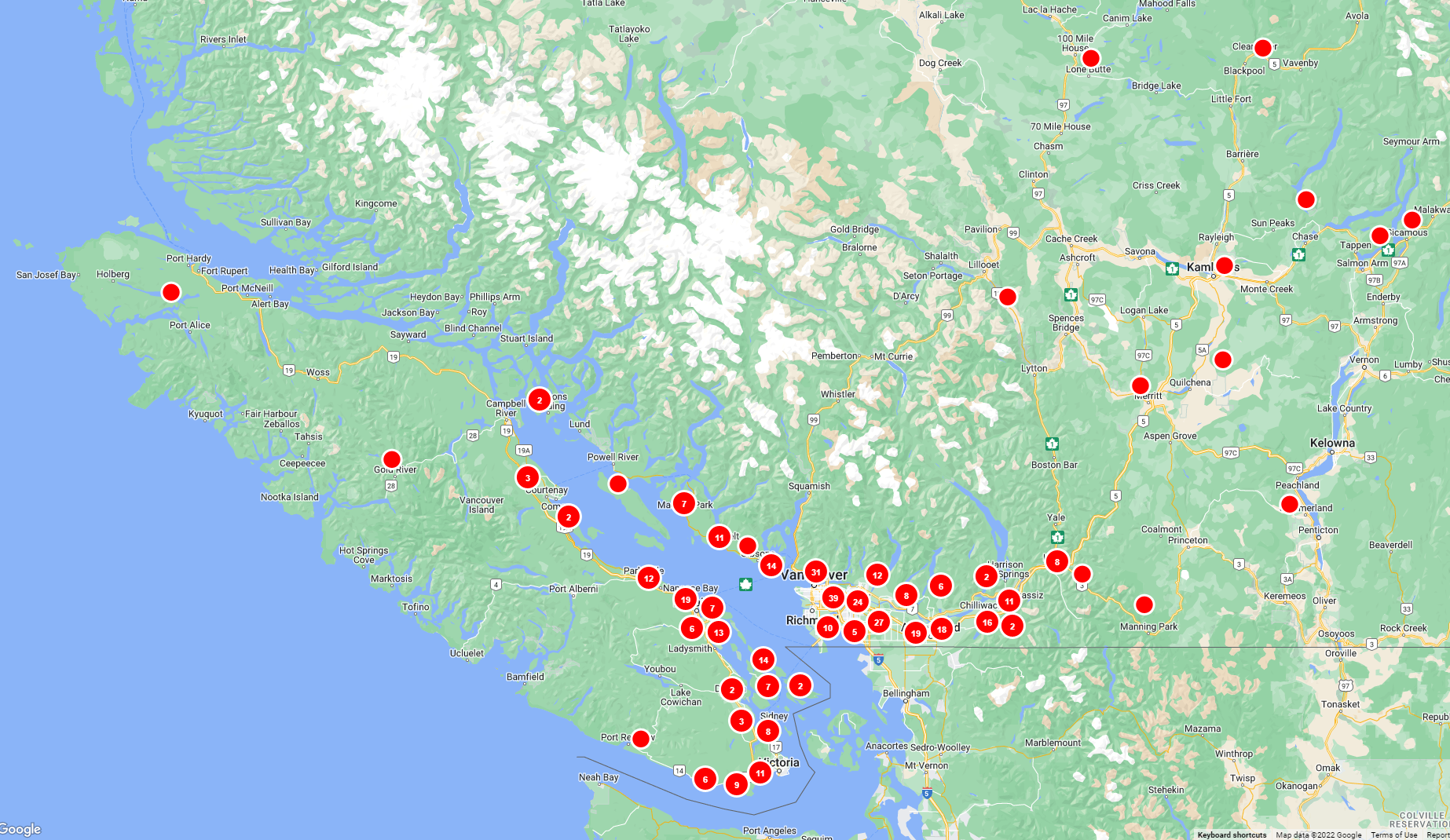 B.C. windstorm cuts power for tens of thousands of homes on South Coast