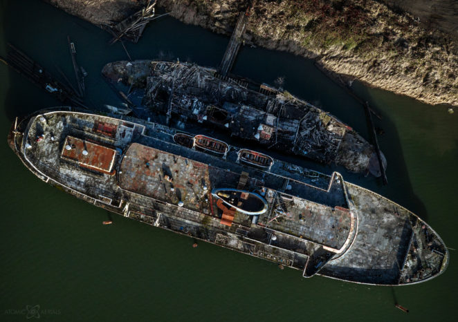 Photographer captures 'amazing' images of now-derelict Queen of Sidney ...