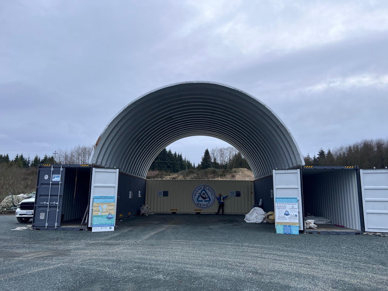 Marine debris collection depot opens on northern Vancouver Island