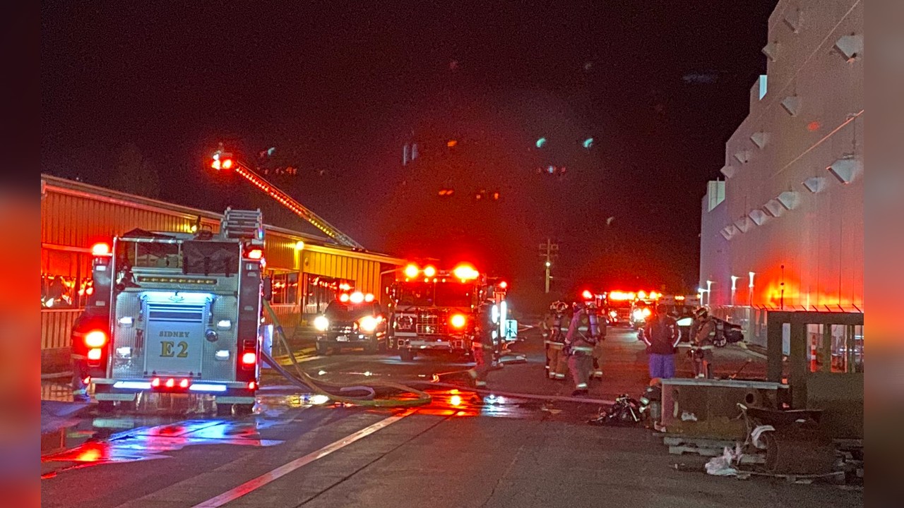 No injuries during commercial building fire in Sidney