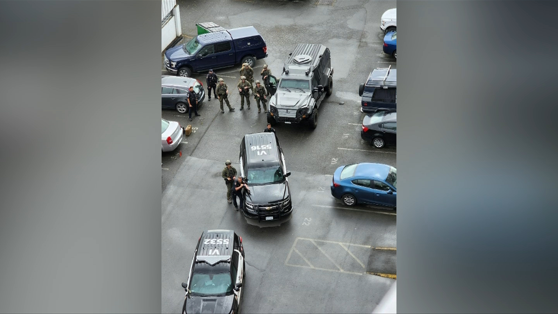 GVERT members deployed in armed standoff outside Victoria apartment