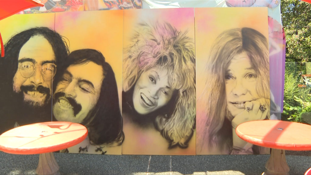 Victoria mural artist makes a splash downtown with nod to '70s