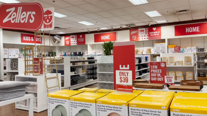 Pop-up Zellers store opens at Victoria mall