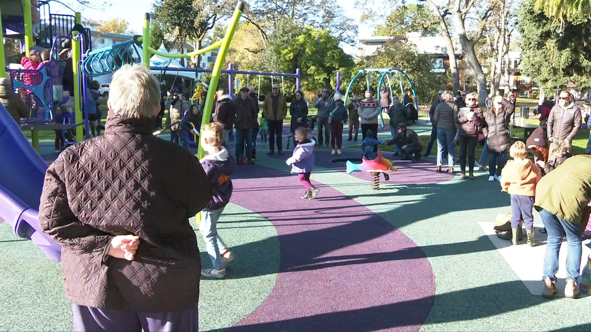 Victoria's Stadacona Park re-opens after playground rebuild