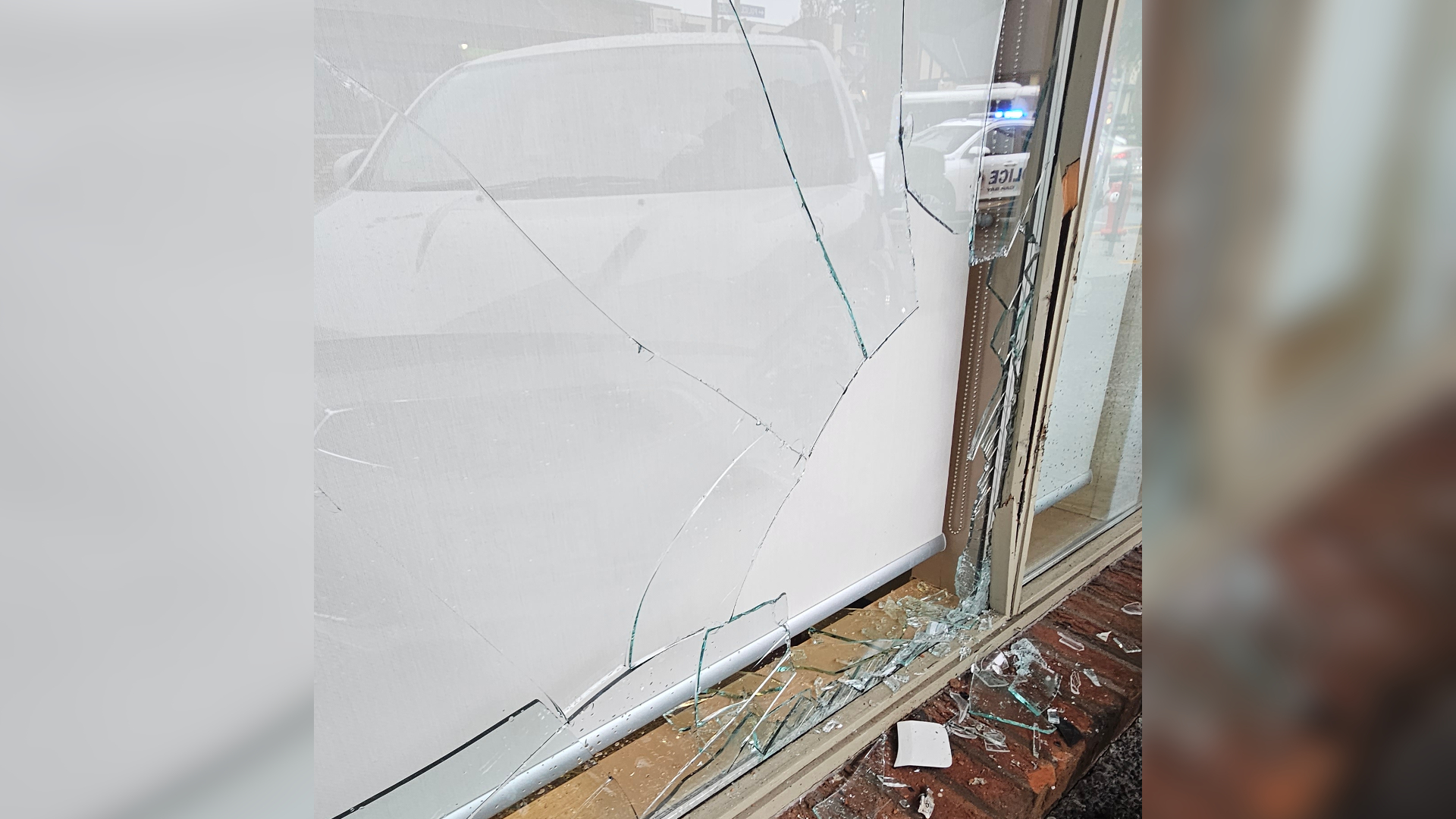 Oak Bay senior uninjured after driving car into bank window