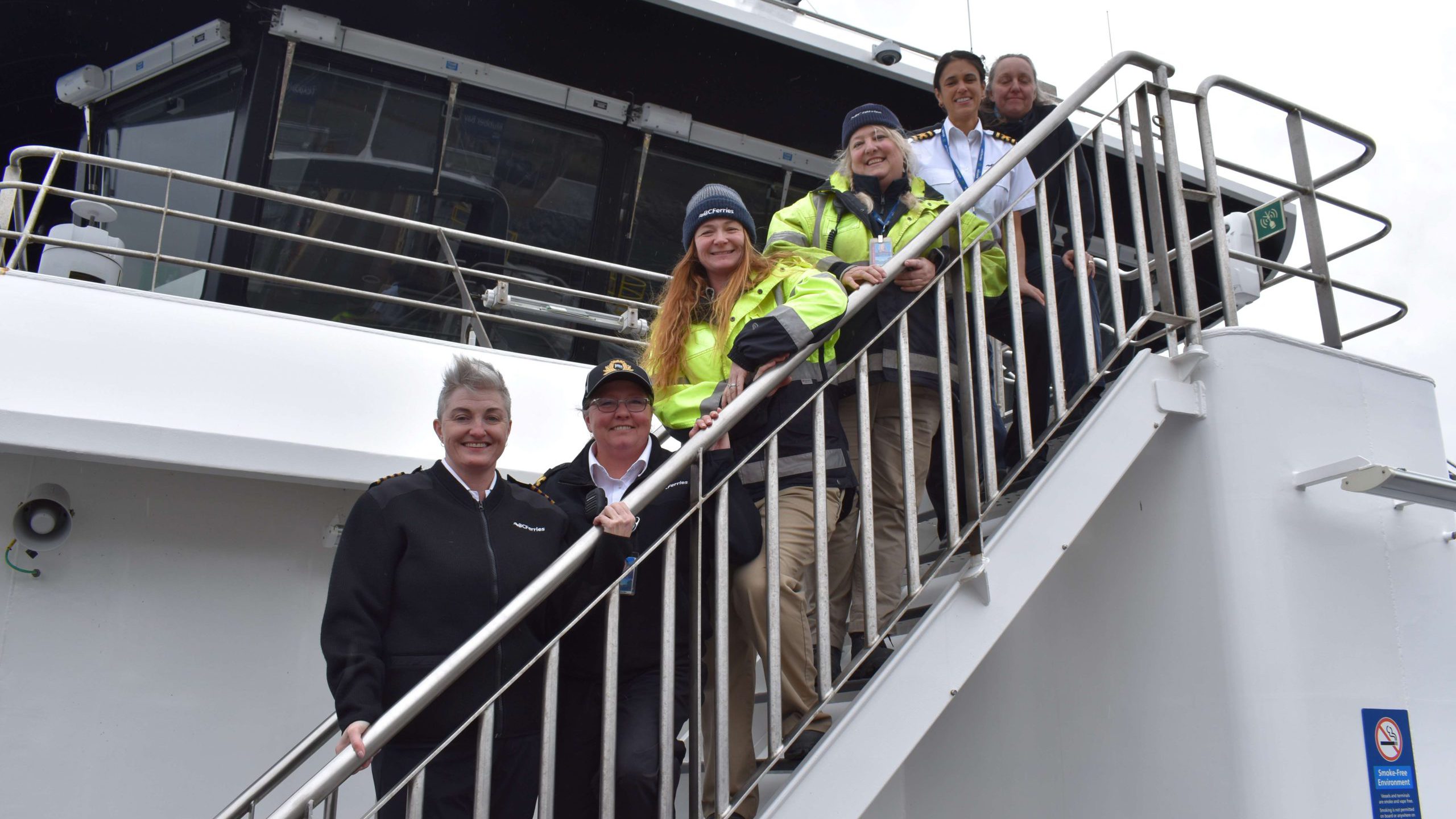 BC Ferries’ first all-women crew sails along Powell River to Texada ...